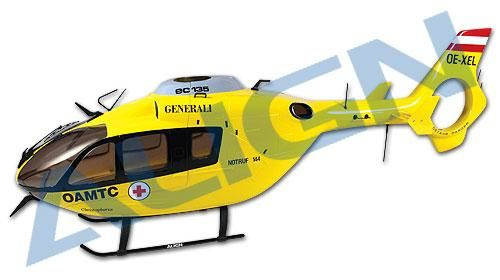 450 Scale Fuselage EC-135 | Helicopter Parts \ Parts ALIGN \ Parts T ...