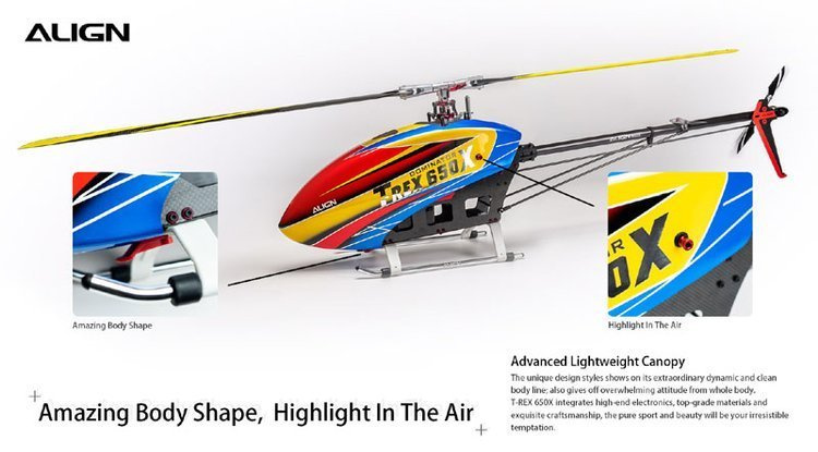 Heli Align T-REX 650X Dominator Combo 12S | Modele \ Helikoptery ...