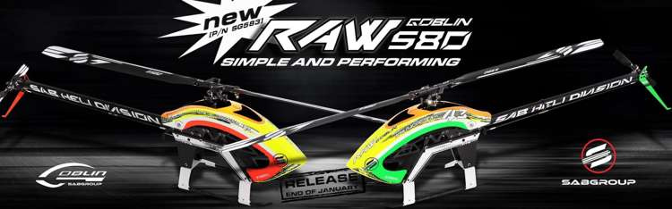 SAB Goblin RAW 580 | Modele \ Helikoptery \ SAB GOBLIN \ Goblin 570 / ...